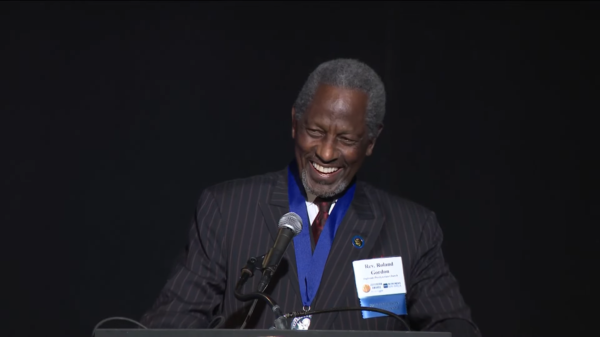 Ingleside Presbyterian Church’s Rev. Roland Gordon Honored