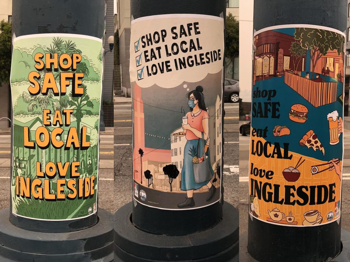 ‘Shop Safe, Eat Local, Love Ingleside’ Posters Series Launched To Boost ...