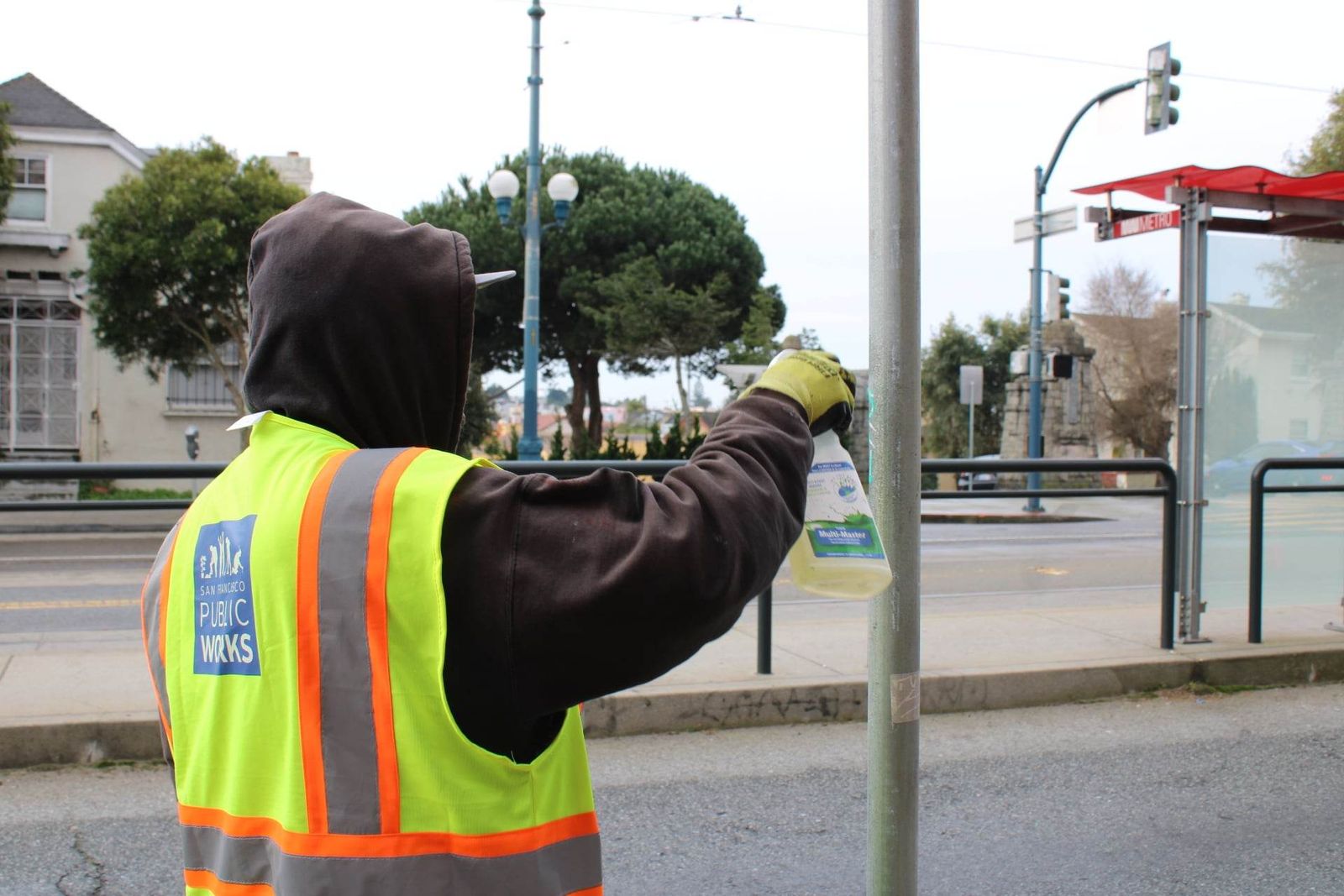 Ingleside’s Stretch of Ocean Avenue Gets Deep Cleaning