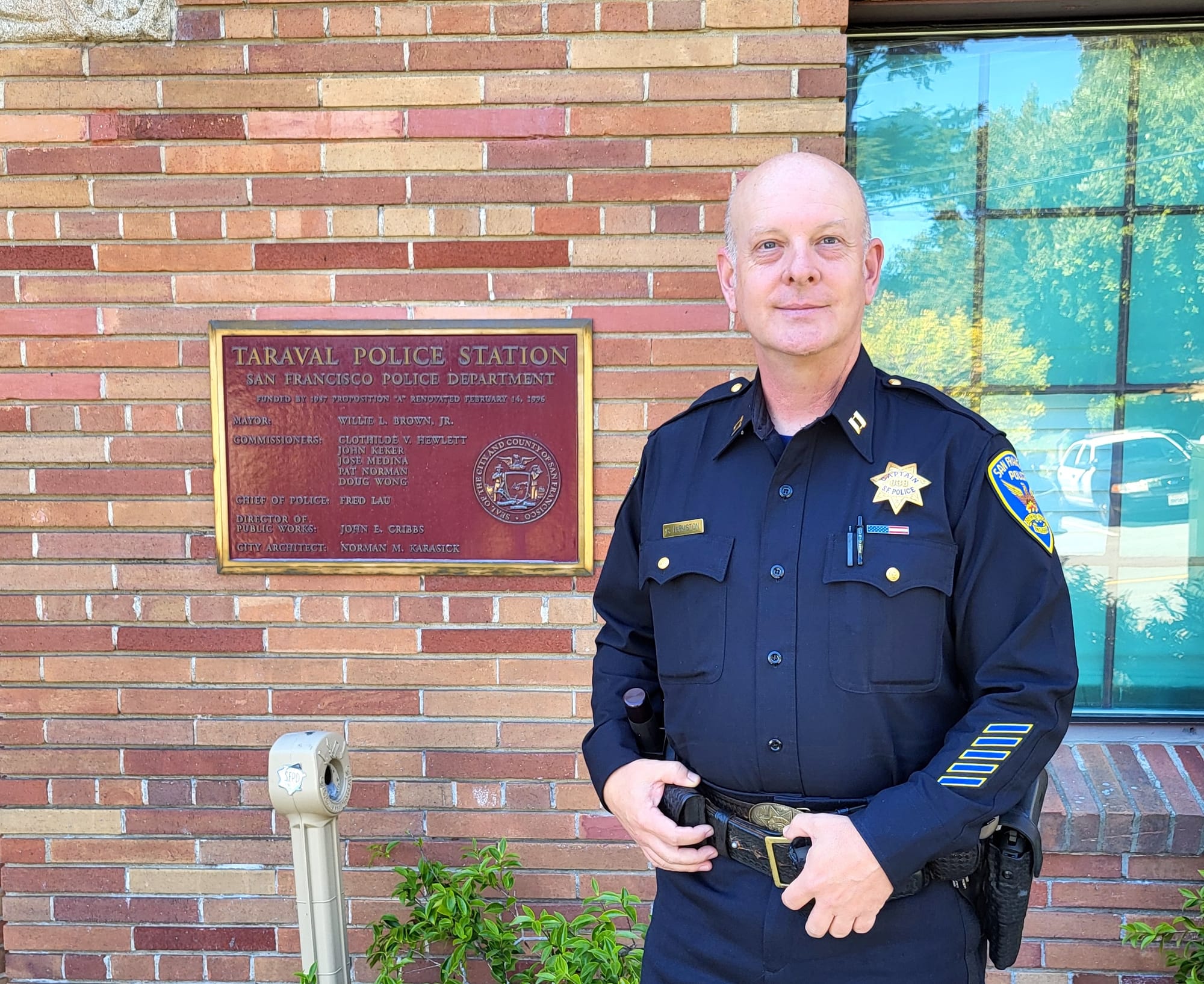SFPD Capt. Clayton Harmston Has A Plan For Taraval District